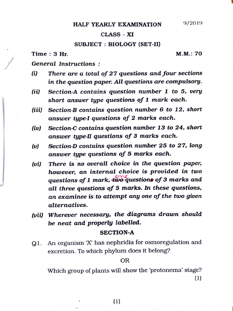 Bio PYQs | PDF | Vacuole | Lysosome