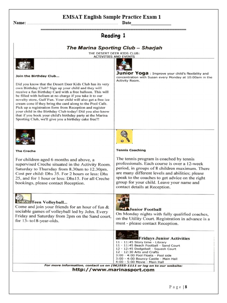 EMSAT Reading copy | PDF | Coffee | Drink