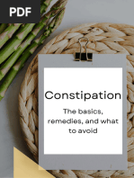 Constipation CHEO Handout | PDF | Constipation | Human Feces