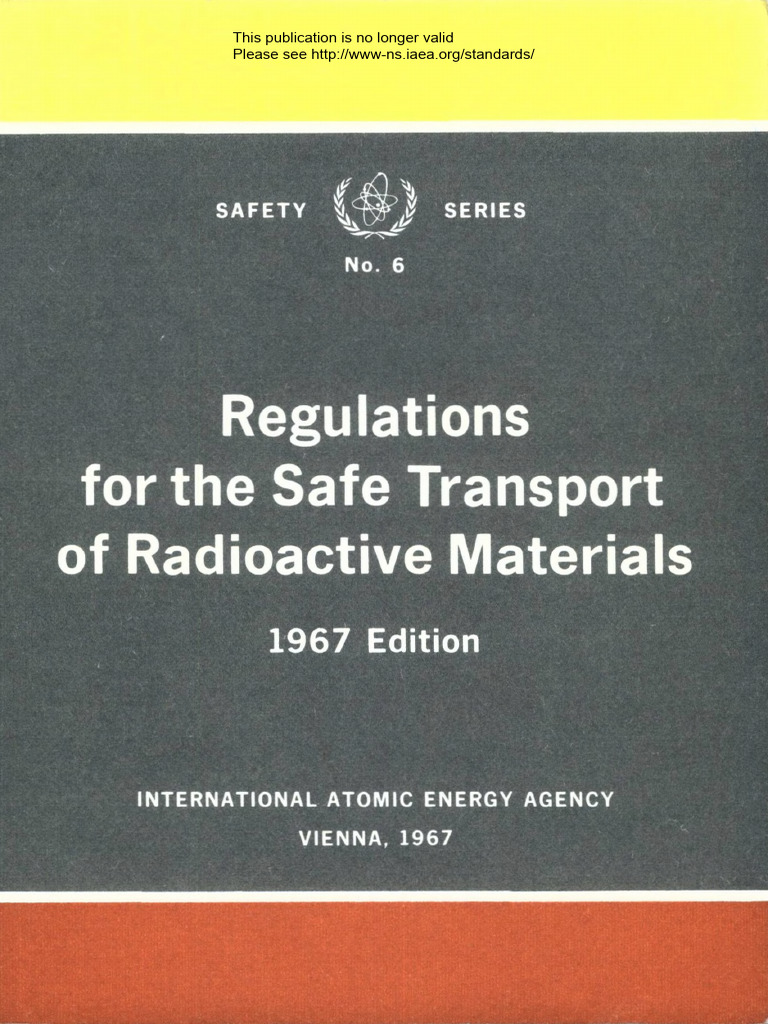 1967 Transport Regulations | PDF | Radionuclide | Radioactive Contamination