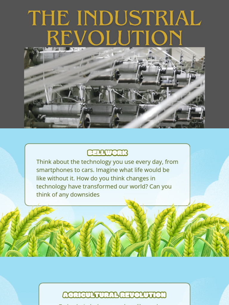 Impact of the Industrial Revolution | PDF | Industrial Revolution ...