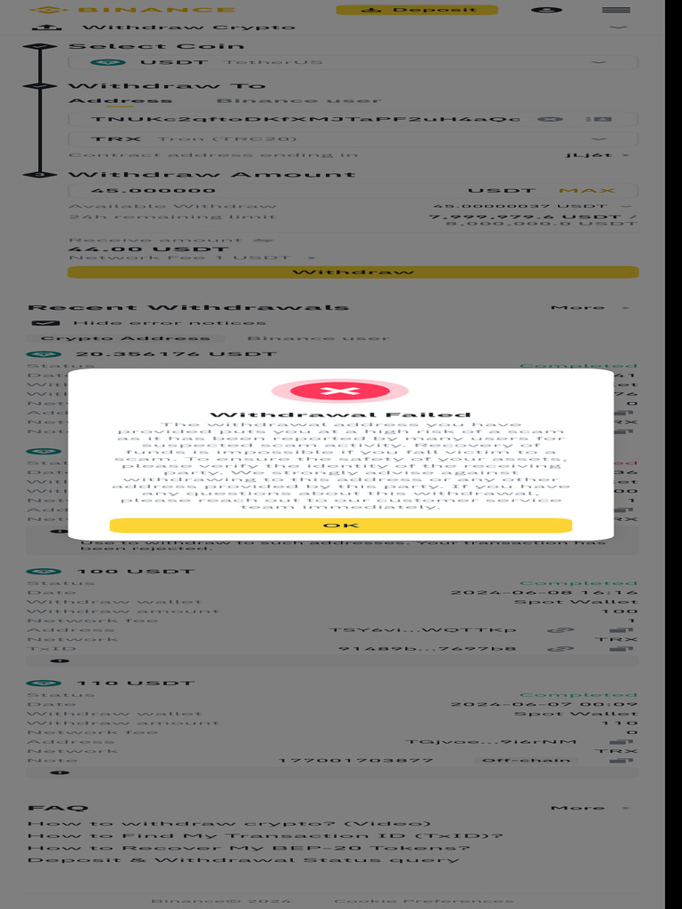 Withdraw - Wallets | PDF | Cryptocurrency | Distributed Computing