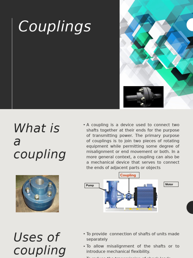Couplings Final | PDF | Equipment | Machines