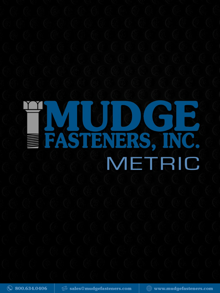Mudge Fasteners Metric Line Card | PDF
