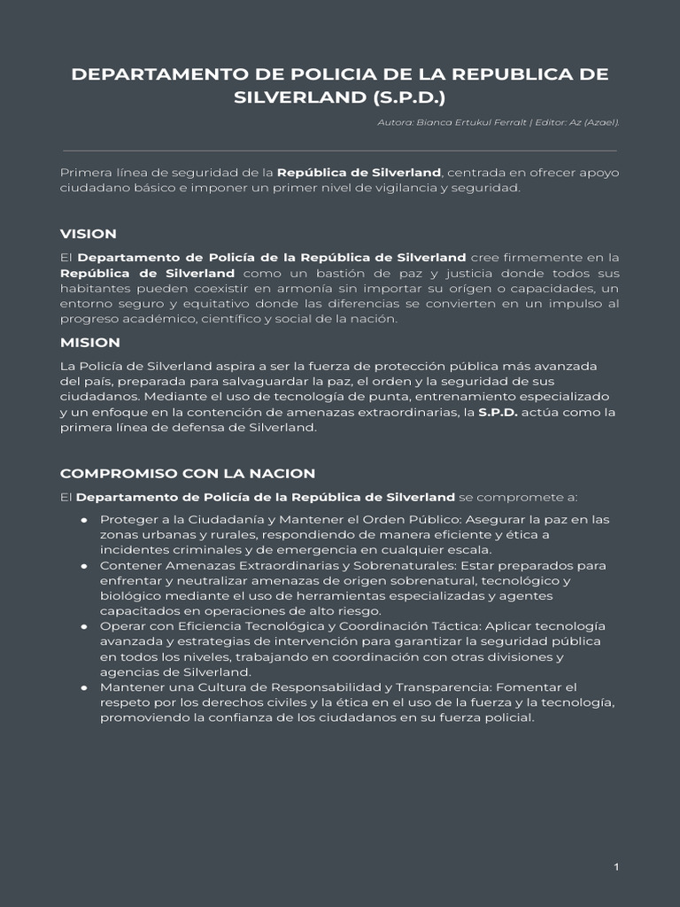 Departamento-de-Polic - A-De-La-Rep - blica-de-Silverland-S.P.D..pdf Filename - UTF-8 ...