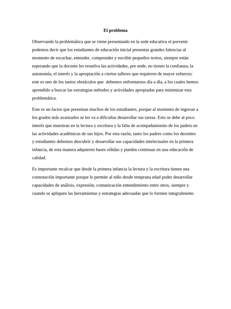 Problematica Practica V | PDF