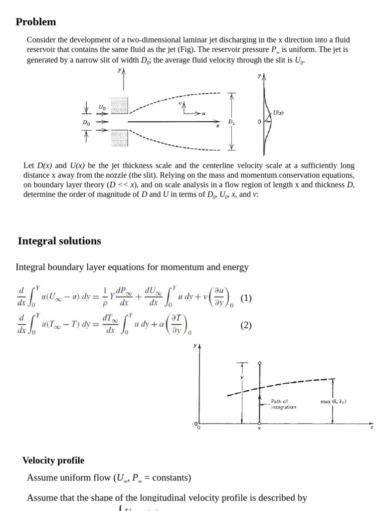Boundary Layer Solutions and Assignments | PDF | Boundary Layer | Fluid Dynamics