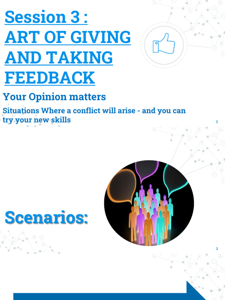 Art of Giving and Taking Feedback | PDF | Self Esteem | Behavior