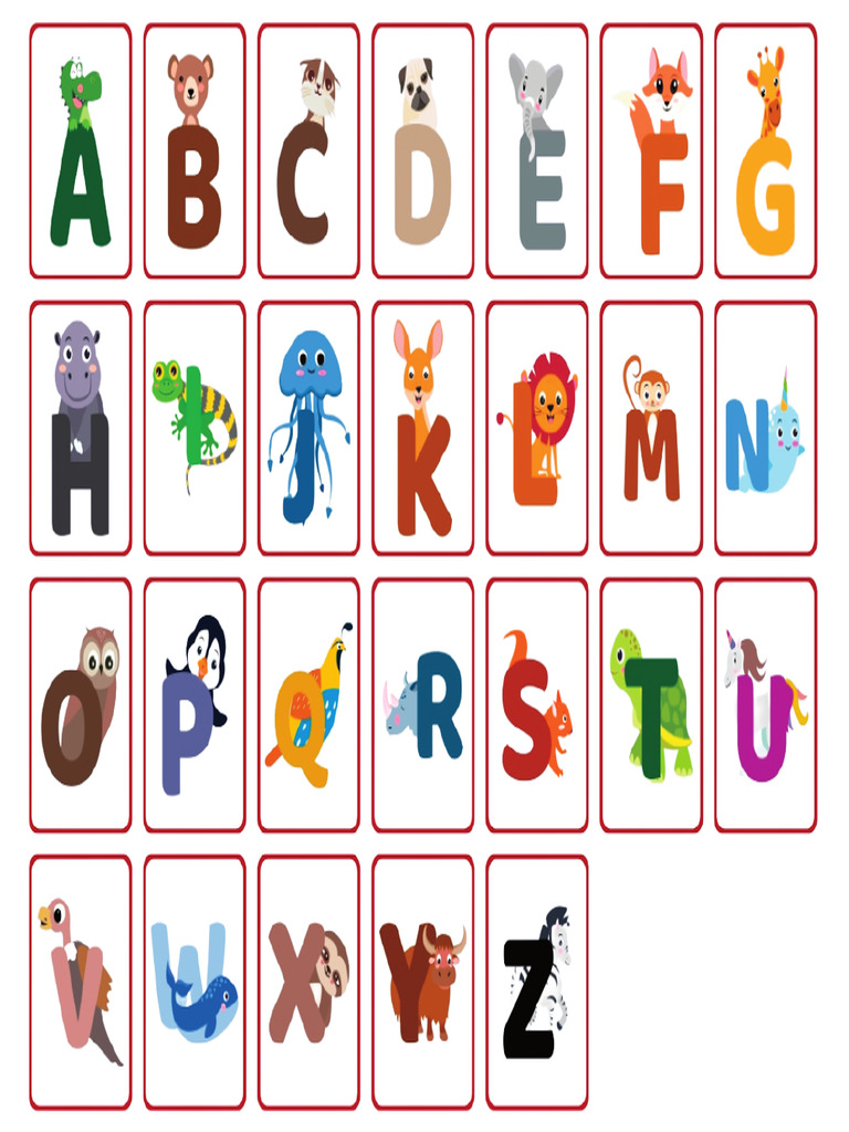 Zoo Phonics Alfabeto | PDF