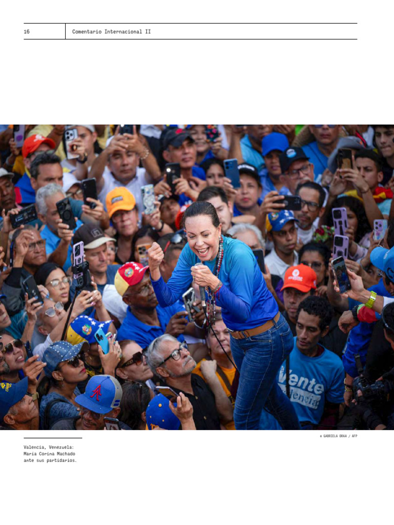 COLUMNA - La Hora de Maria Corina - Juan Luis Modolell Revista Mensaje MAR ABR 2024 | PDF ...