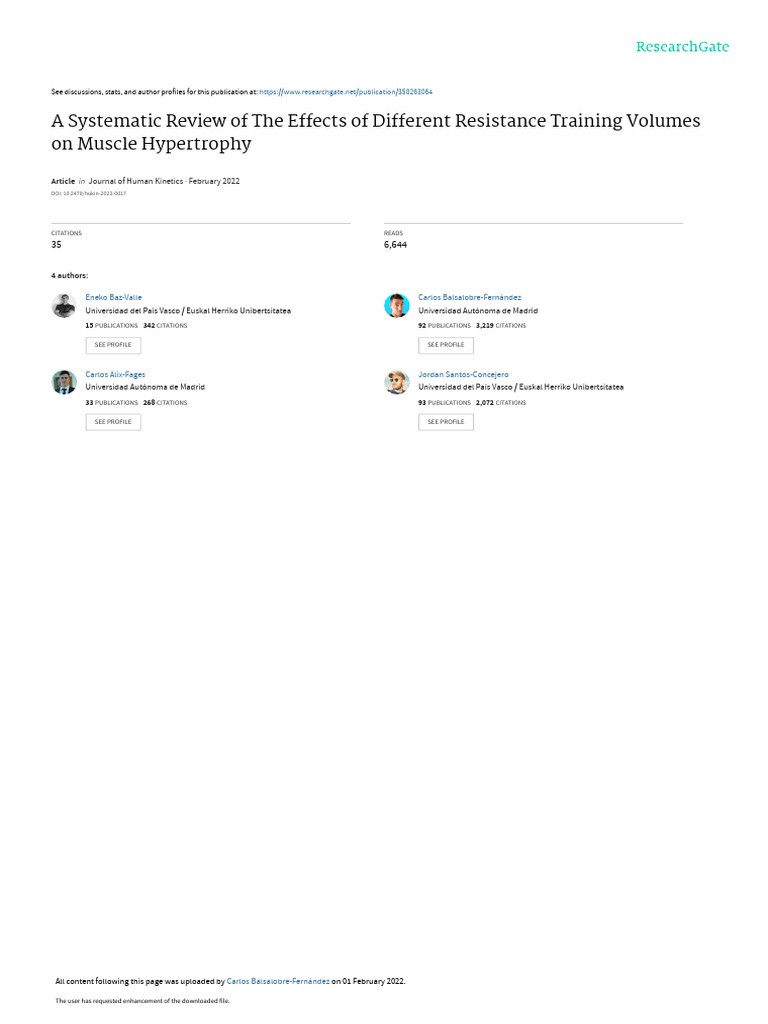 A Systematic Review of The Effects of Different Resistance Training ...