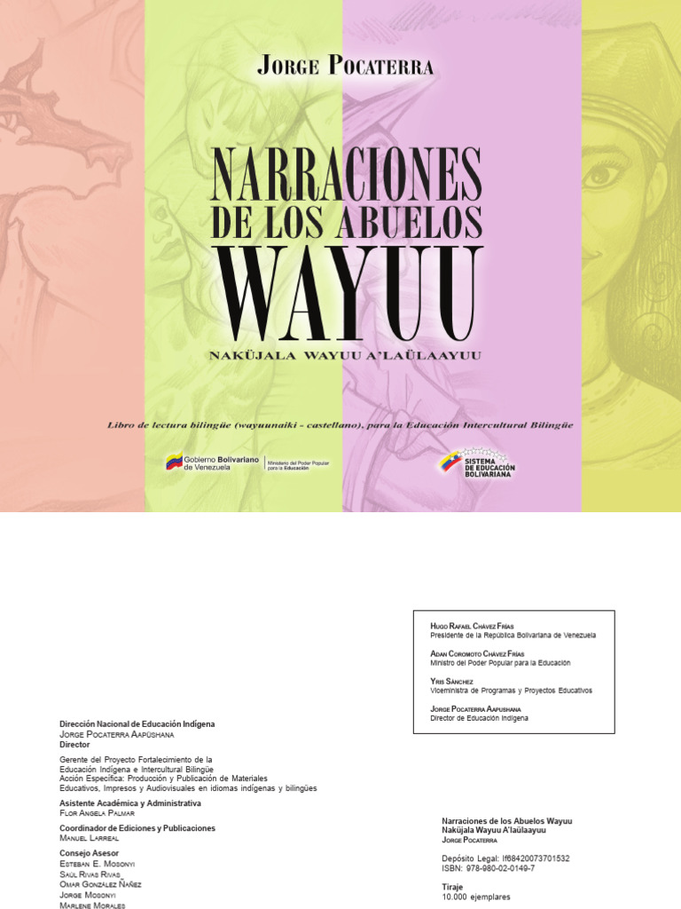 Narraciones Wayuu: Cultura y Educación | PDF | Multilingüismo | Vocal