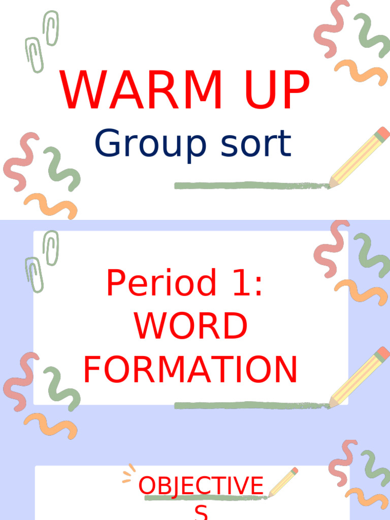 Word Formation English | PDF | Verb | Adverb