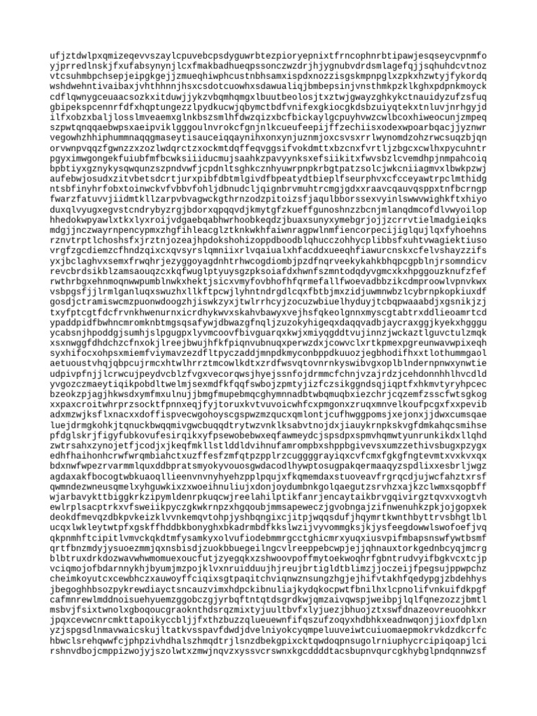 Random Text Analysis | PDF