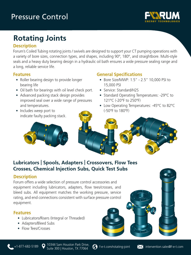 Rotating-Joints-and-Additional-Equipment | PDF