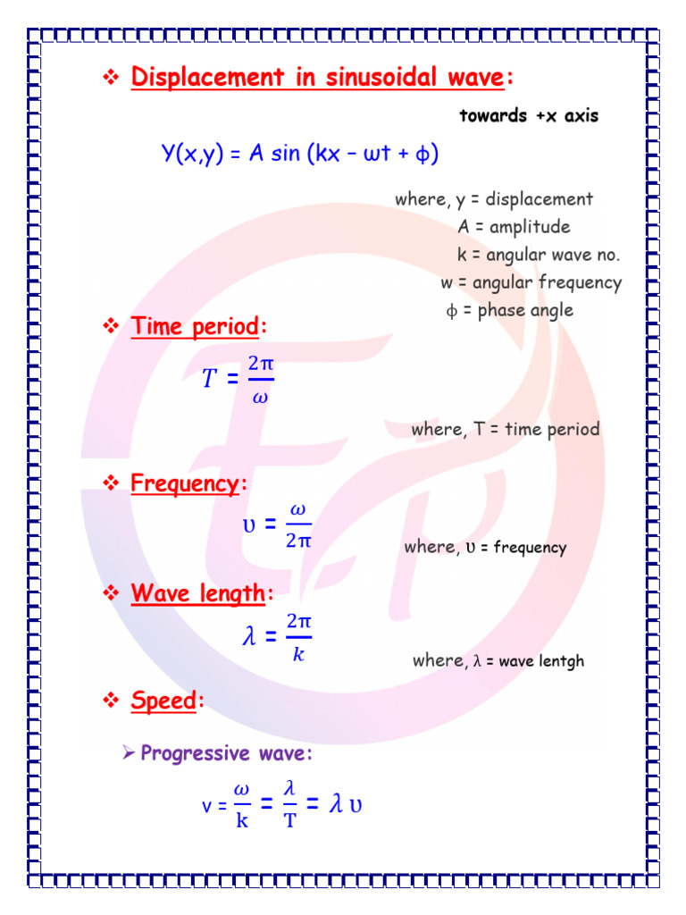 Waves-Fs (Edustudy Point) | PDF | Waves | Sound
