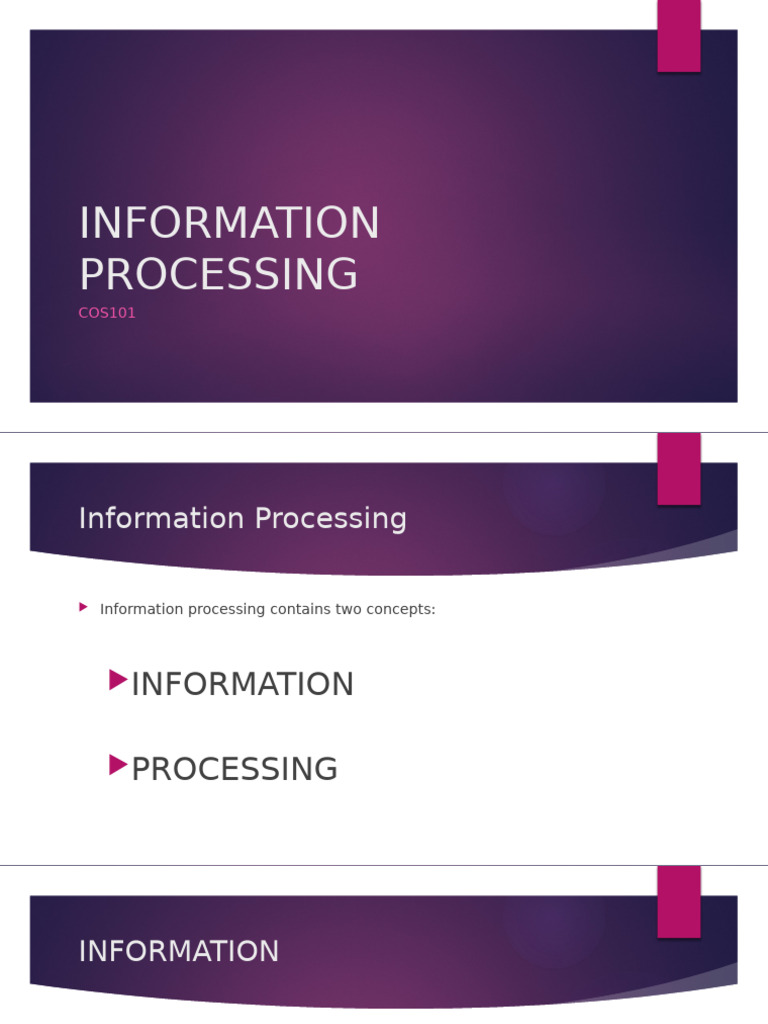 Information Processing | PDF | Information | Analog To Digital Converter