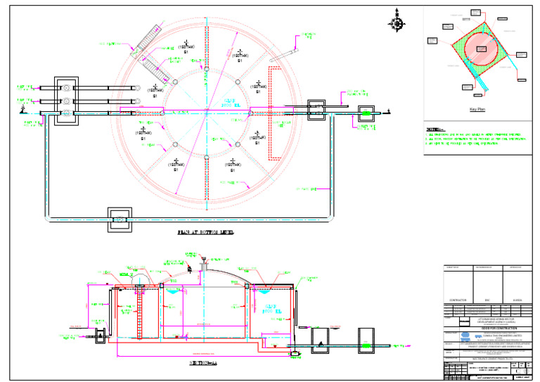 GAD & RC Drawings R2 - 1600 KL GLSR at Bedikhatta, Haldwani... - Model ...