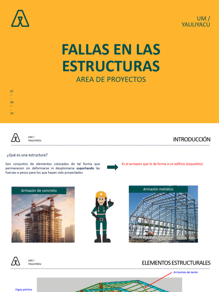 Presentación Fallas Estructurales | PDF | Deformación (ingeniería) | Fatiga (material)