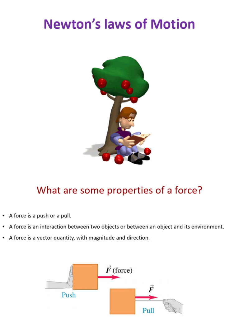 Newtons Laws of motion | PDF | Force | Inertia