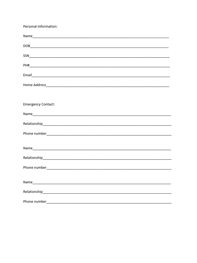 Employee Information | PDF