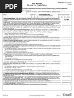 TD1 (BC-WS) Form | PDF | Income Tax | Worksheet