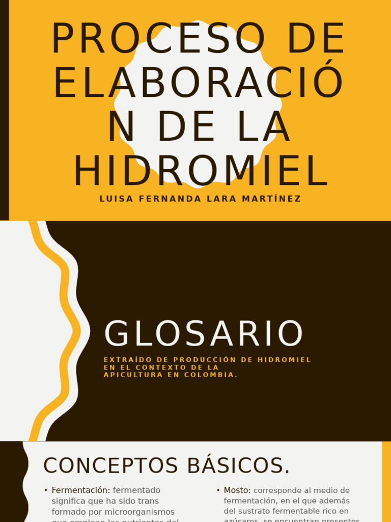 Proceso de Elaboración de La Hidromiel | PDF | Fermentación | Vino