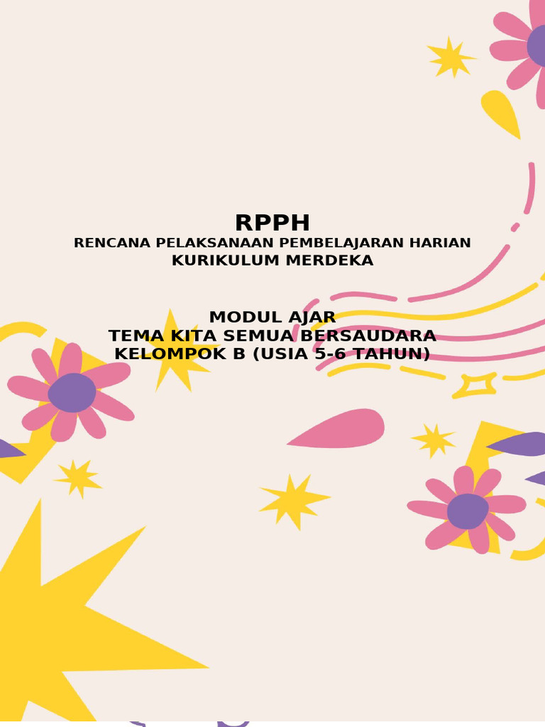 RPPH Edisi Ramadhan-Kurmer | PDF