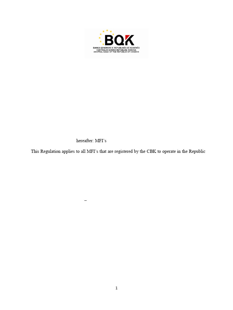 Microfinance Institutions Reporting To CBK | PDF | Microfinance | Business