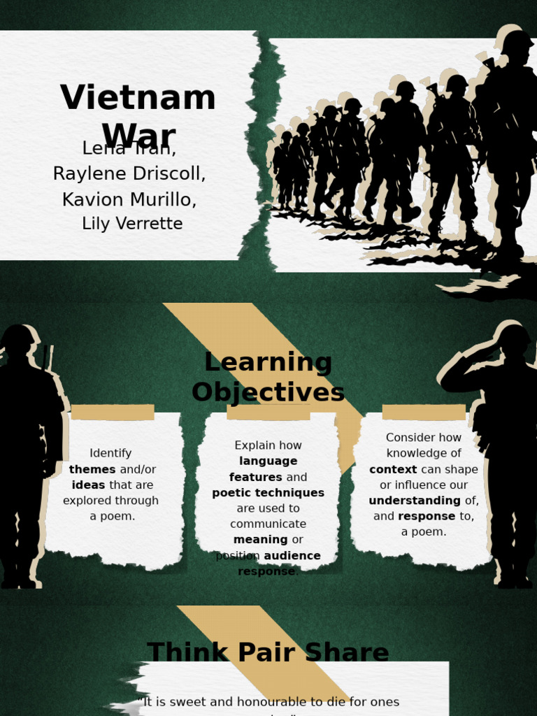 Vietnam War | PDF | Poetry | World War I