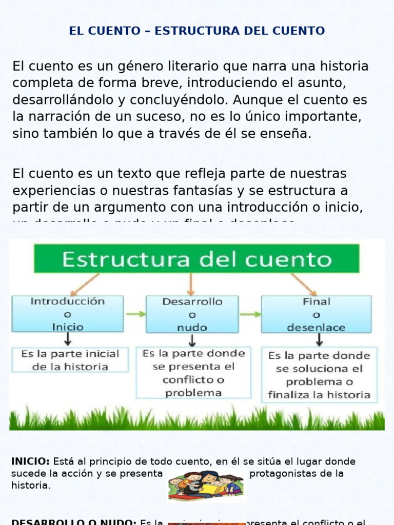 Estructura del Cuento: Inicio, Nudo y Final | PDF