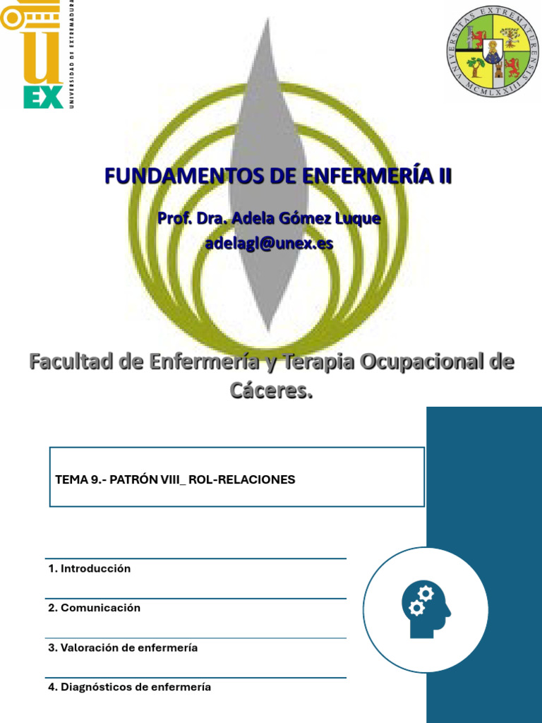Comunicación y Rol en Enfermería | PDF | Comunicación | Enfermería