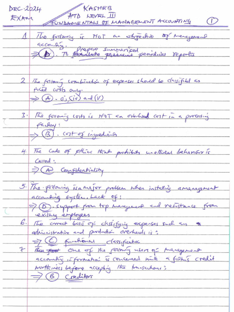 ATD III FMA Dec 2024 | PDF