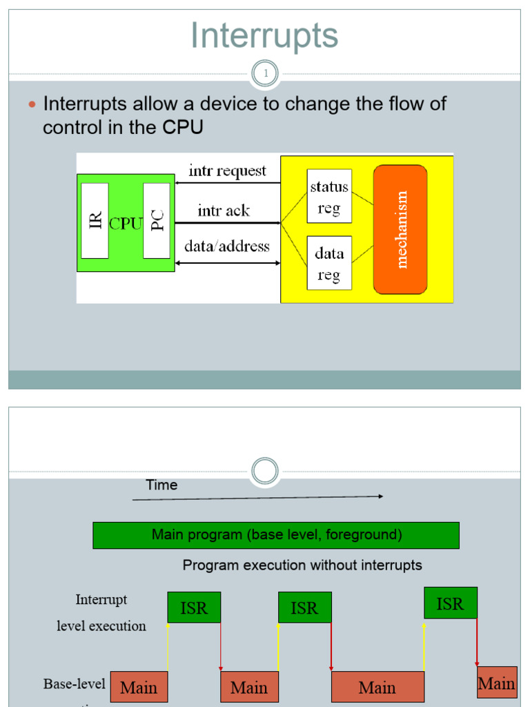 Interrupts_general | PDF | Central Processing Unit | Microcontroller Interrupts_general | PDF | Central Processing Unit | Microcontroller