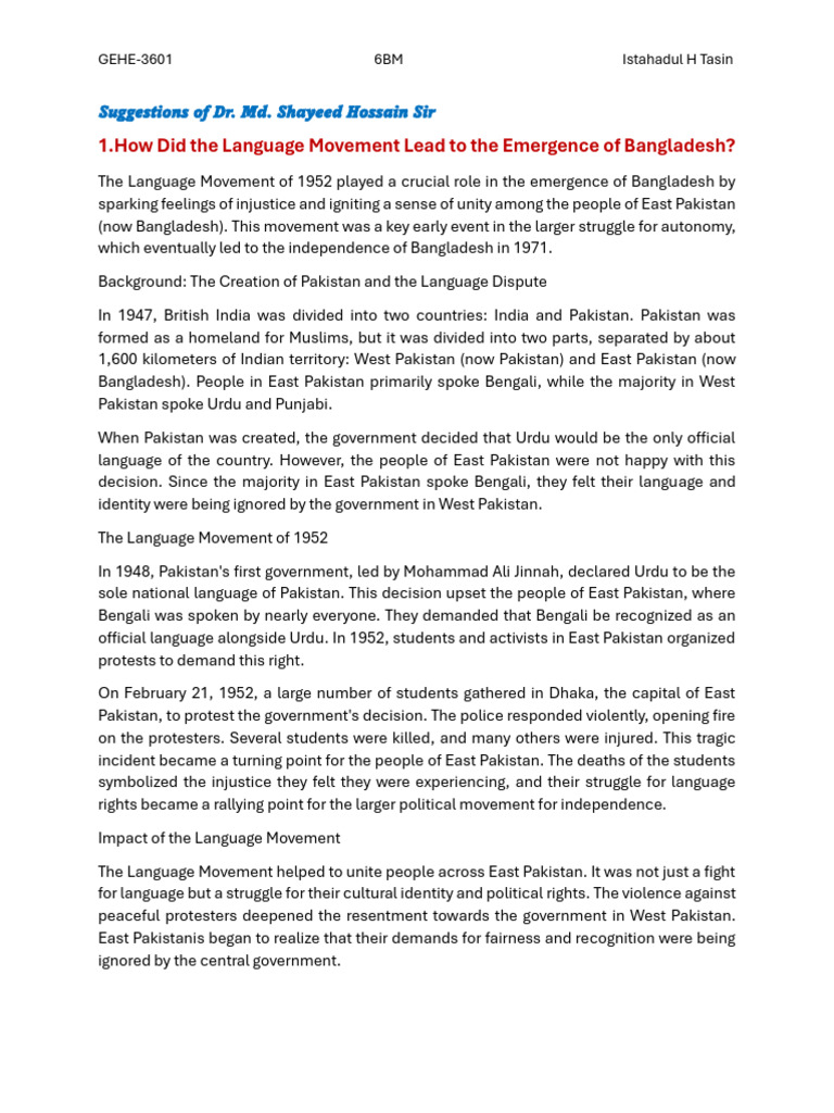 GEHE_FINAL_SOLVE[6BM] | PDF | Zulfikar Ali Bhutto | Pakistan