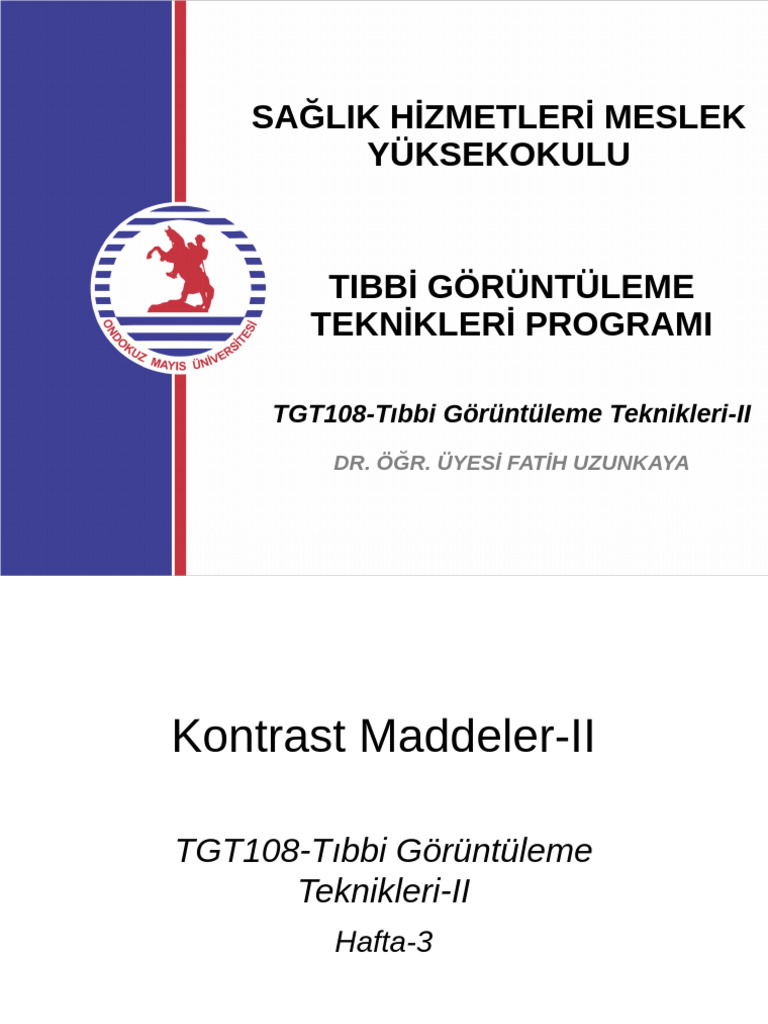 TGT-2 - Kontrast maddeler-II | PDF