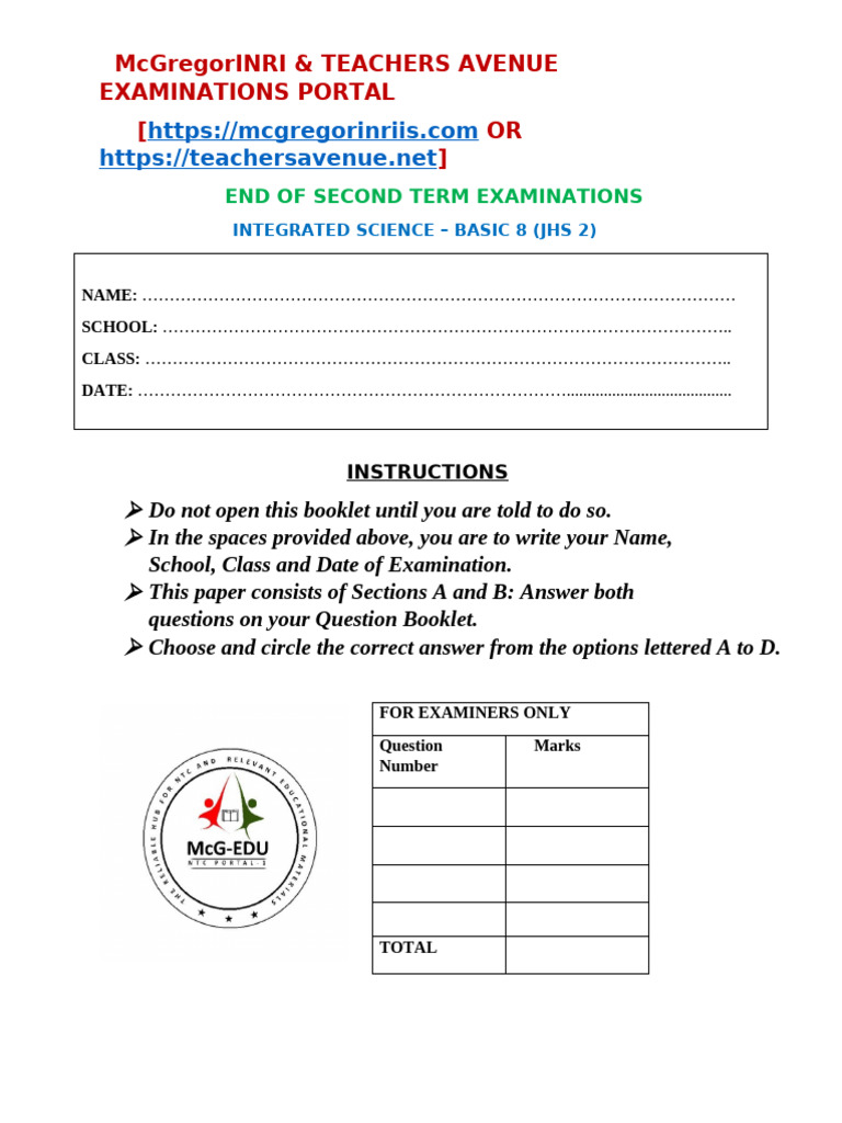 t2 b8 Science Questions 1 | PDF | Voltage | Atoms