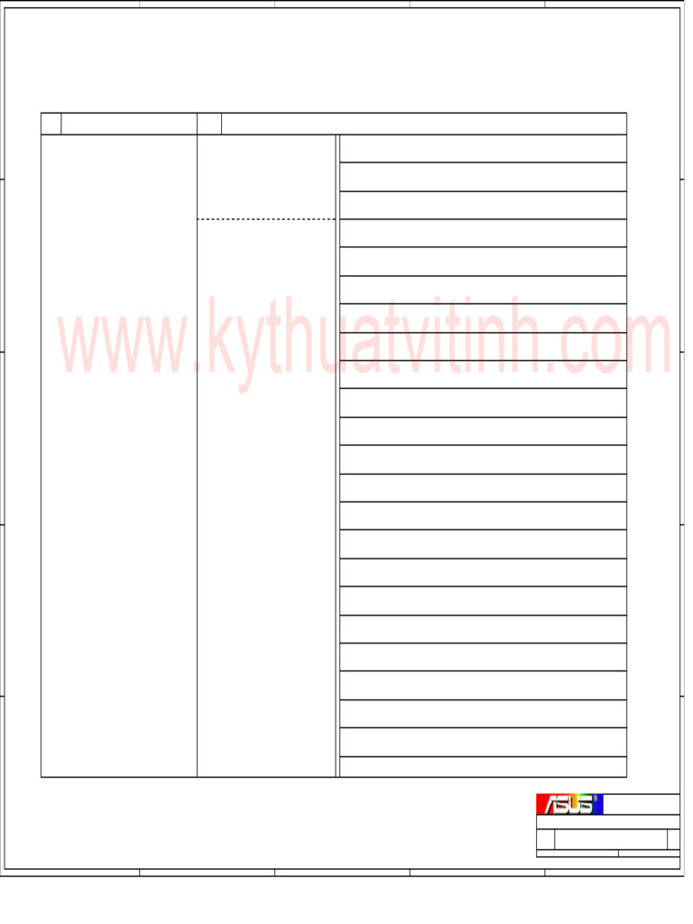 Asus F9J - Rev 2.0 | PDF | Computer Standards | Computer Engineering