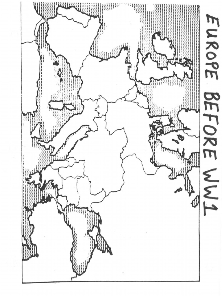 Europe Map Before Wwi | PDF