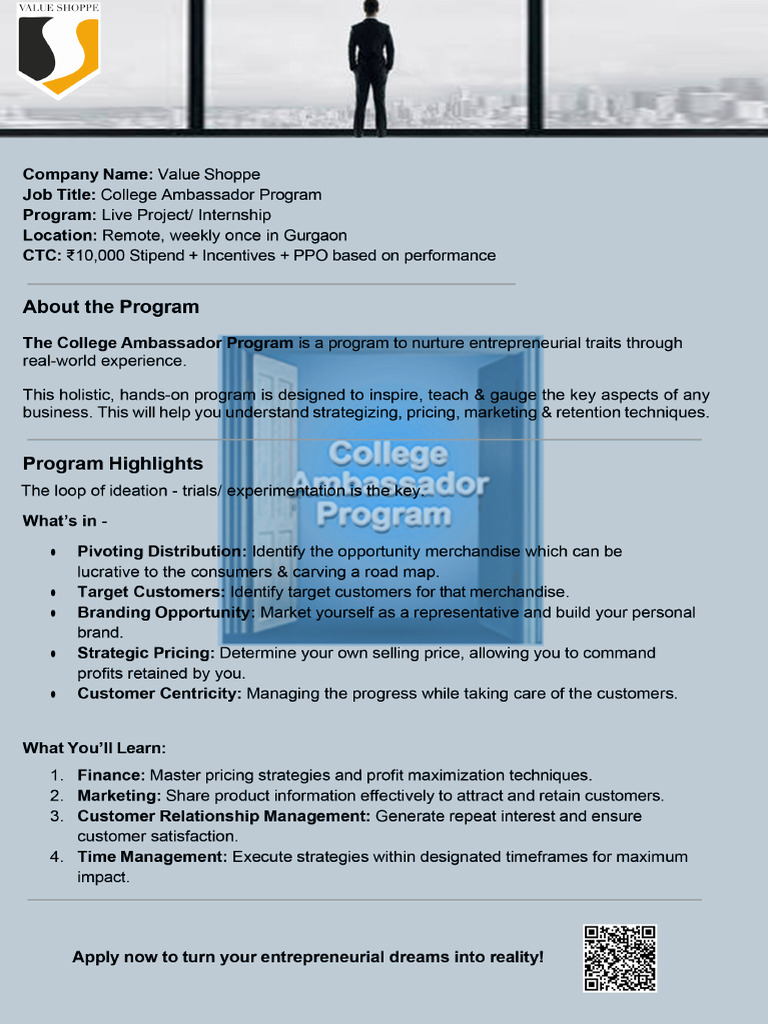 College Ambassador Program | PDF