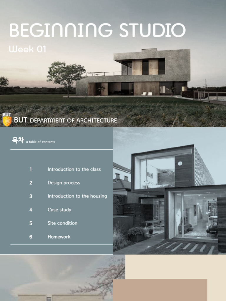 01 Week Beginning Studio (Housing) | PDF | Design