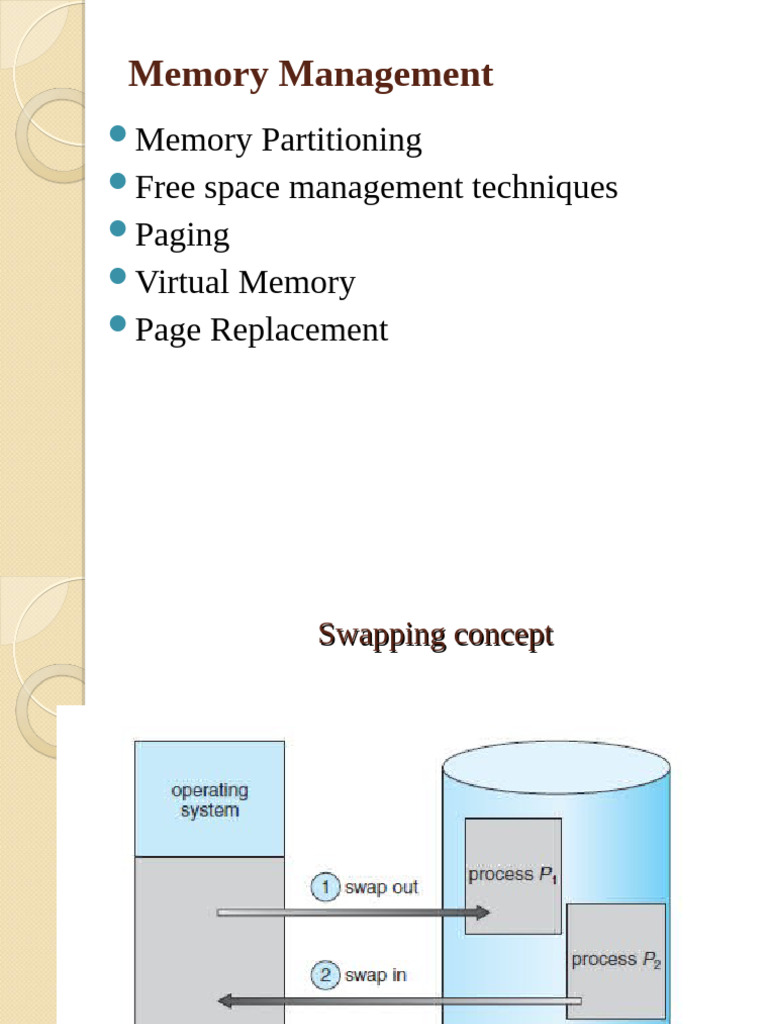 Chapter No 5 Memory Management | PDF | Byte | Computer Programming
