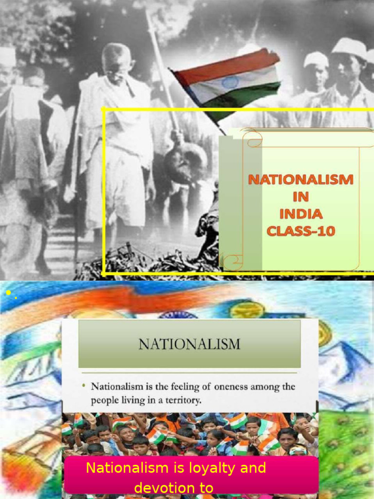 Nationalism in India Class 10 1 | PDF | Activism | Indian Independence ...