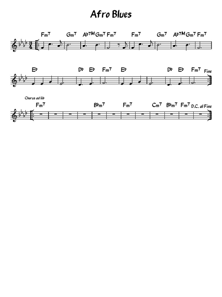 Afro Blues | PDF