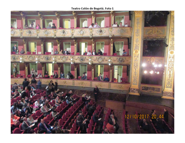 Teatro Colón de Bogotá. Foto 1 | PDF
