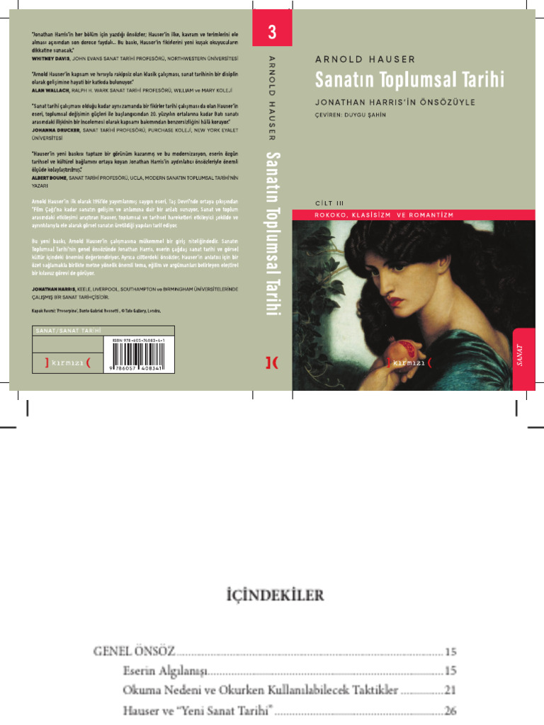 Arnold Hauser Sanatin Toplumsal Tarihi C | PDF