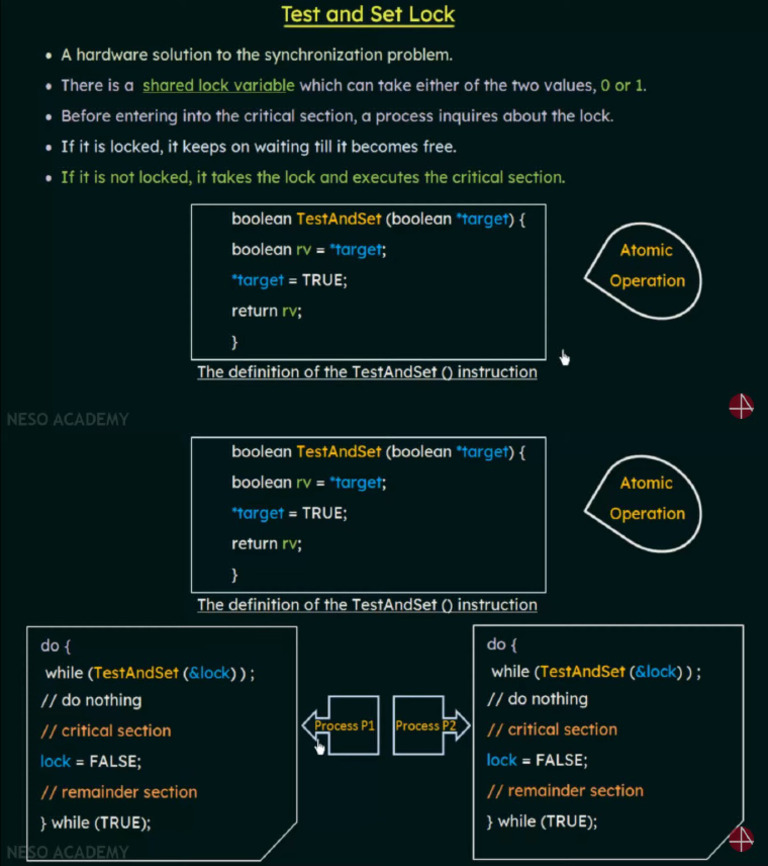 Test and Set Lock | PDF
