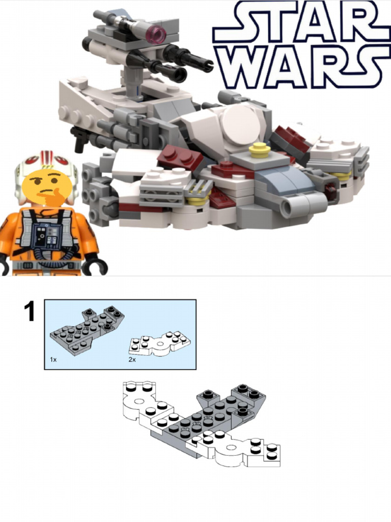 Luke Mechspeeder Alt MOC 75390 Lego | PDF