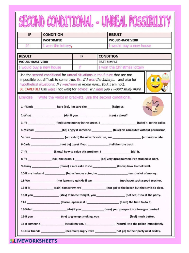 Exercises Second Conditional 2024 | PDF