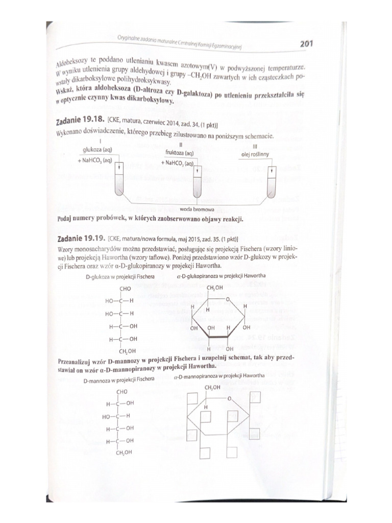 Zadania Maturalne-Cukry 2 | PDF